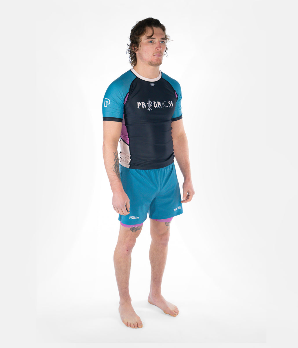 The Occult Rashguard Blue | Progress Jiu Jitsu – Progress Jiu Jitsu UK