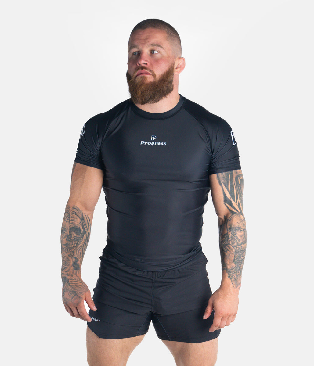 Academy BJJ Rashguard Black - Progress Jiu Jitsu – Progress Jiu Jitsu UK