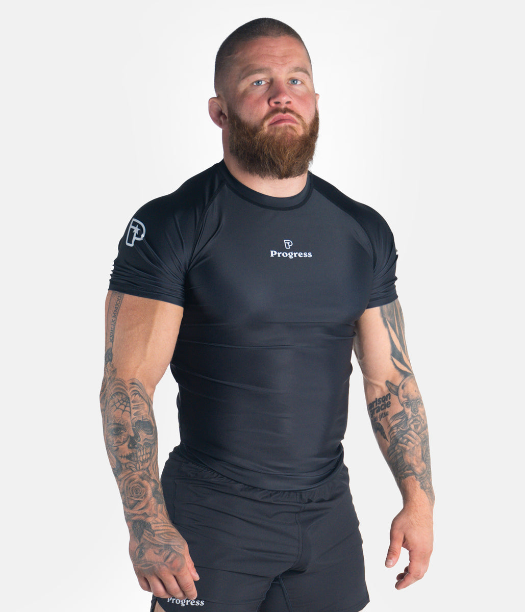 Academy BJJ Rashguard Black - Progress Jiu Jitsu – Progress Jiu Jitsu UK