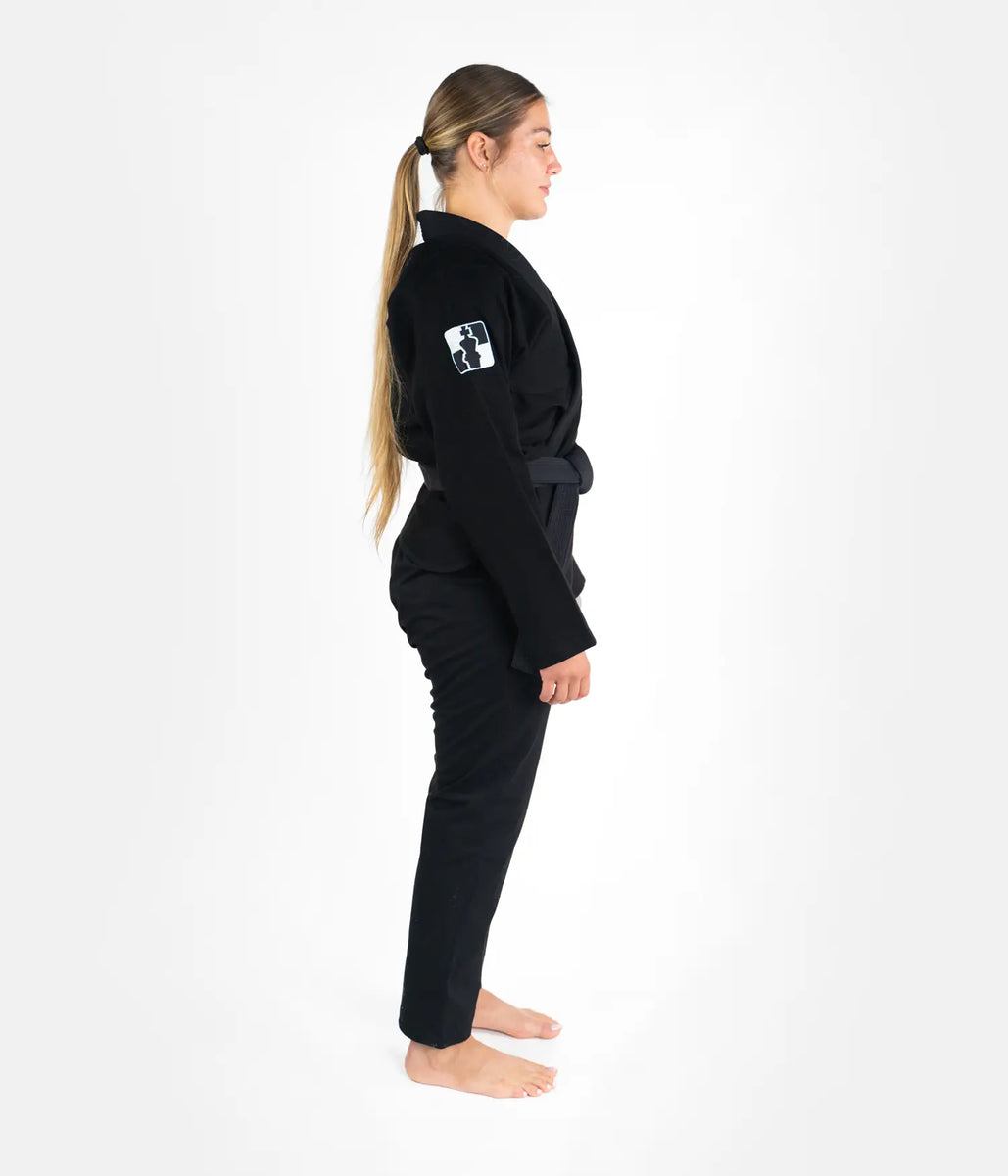 Women's Checkmat Official Gi Black | Progress Jiu Jitsu – Progress Jiu ...